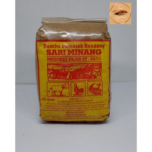 Jual Bumbu Pemasak Rendang Sari Minang Asli 250gr - Jakarta Timur ...