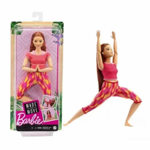 Promo Barbie Made To Move Yoga Blonde Brown Brunette Hair - Original ...