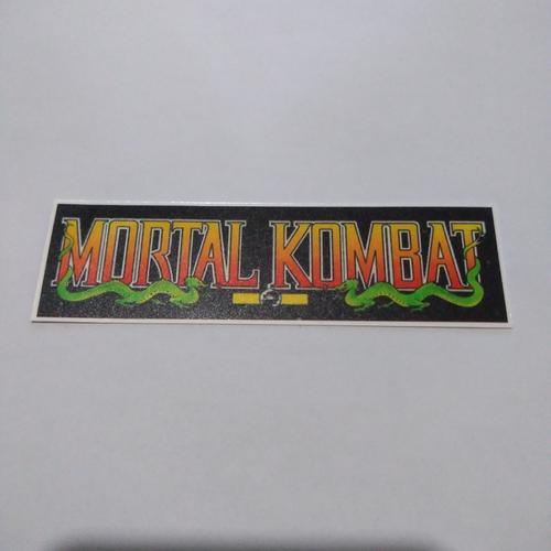 Jual Sticker Vintage Retro Game Jadul Mortal Kombat - Kota Bandung ...