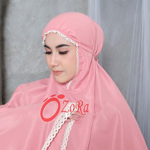 Jual Ozella Mukena Dewasa Travel Mukenah saskia jumbo sajadah custom ...