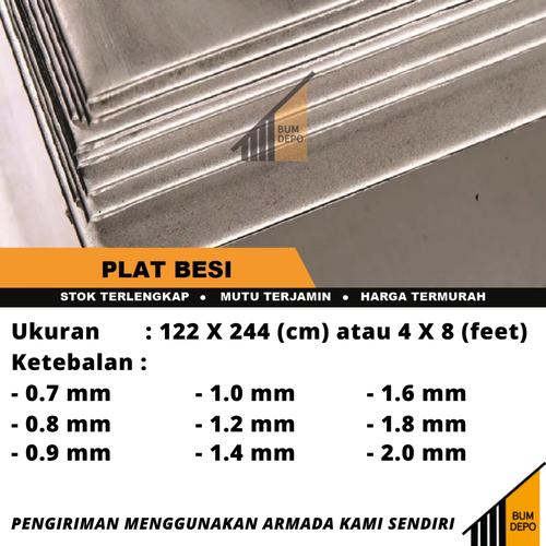 Jual PLAT BESI UKURAN 122X244(CM) ATAU 4X8(FEET) - Jakarta Barat - BUM ...