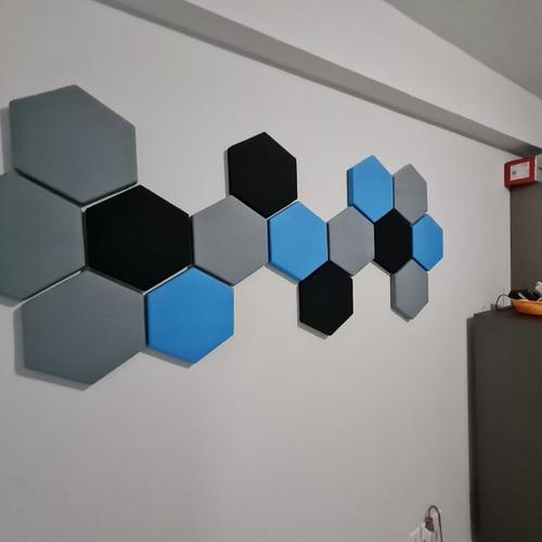 Jual Panel Akustik Hexagon 30cm (30x15x26cm ) Tebal 3cm | Busa Peredam ...