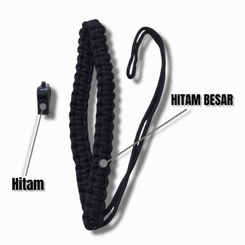 Jual Tali kur Satpam security Hitam besar + peluit - Tali kur Satpam ...