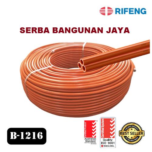 Jual PIPA AIR PANAS RIFENG ( 100 M ) 1/2 inch / 16mm PEX ORANGE B-1216 ...