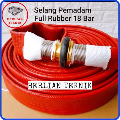Jual Fire Hose Selang Pemadam Kebakaran Rubber 2.5 Inch x 30 Meter x 18 Bar - Jakarta Barat ...