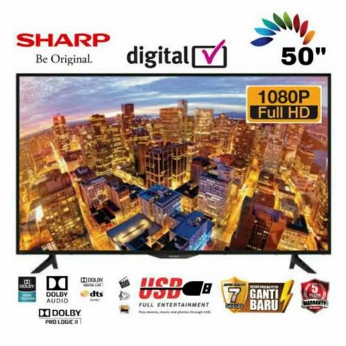 Jual LED TV Sharp 50 inch 2T-C50AD1i Digital FULL HD Free Ongkir Jadetabek - JADETABEK - Kota ...