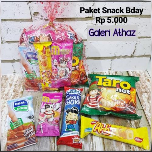 Jual paket snack ulang tahun/ Paket Snack 5000 / Paket souvenir ulang ...