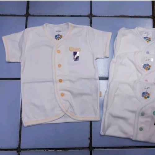 Jual baju tangan pendek nova SML putih atasan anak bayi baby - Putih ...