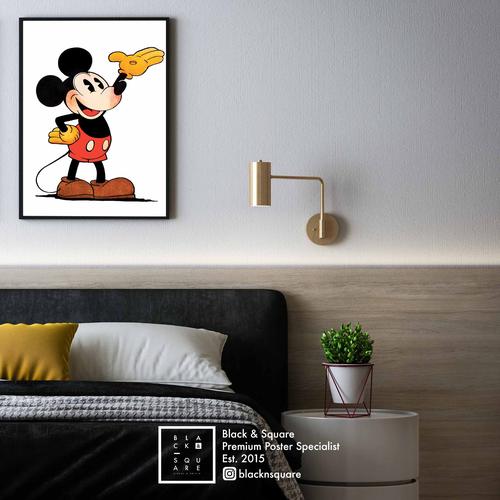 Jual Mickey Mouse, Disney Classic - PREMIUM POSTER + Fiber Frame ...