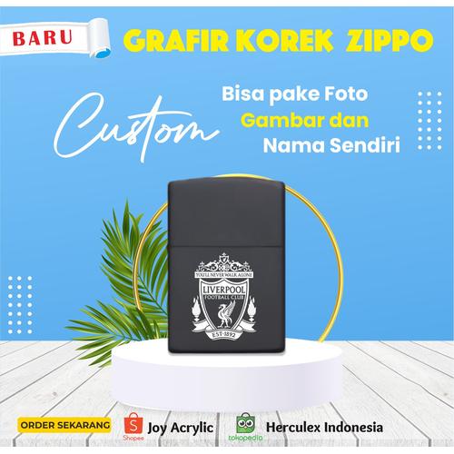 Jual Custom Korek Api / Lighter Zippo/ Zippo Custom - Cetak Grafir - 1 ...