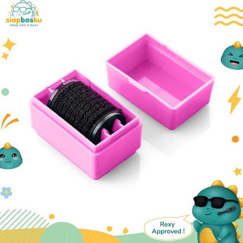 Jual STEMPEL ROLLER CUTTER PELINDUNG IDENTITAS DAN RESI PAKET REFILL ...