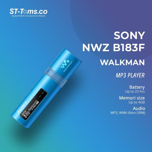 Jual Sony Walkman MP3 NWZ-B183F (With Built In Fm Tuner 4GB) - Hitam ...