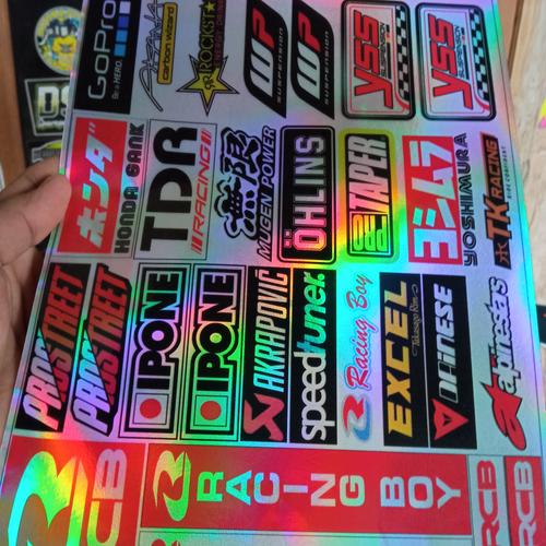 Jual Stiker Pack Sponsor Racing Hologram Rcb Prostreet iPhone Honda ...