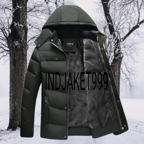 Jual jaket winter pria/ jaket musim dingin/ jaket musim salju - Hitam ...