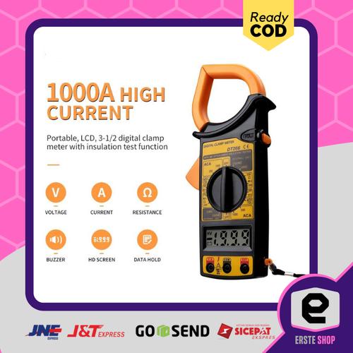 Jual Promo Alat Pengukur Arus Listrik Tang Ampere Digital Clamp ...
