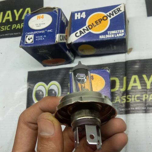 Jual Lampu Bohlamp Depan Halogen Led Kaki 3 H4 12V 35W Motor Dan Mobil ...