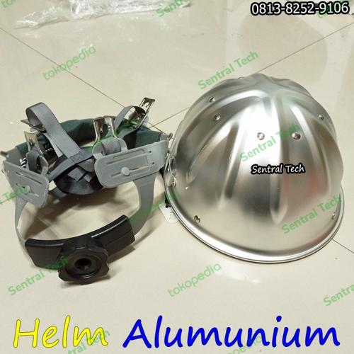 Jual Helm Proyek Alumunium Safety Silver / Safety Helmet Alumunium ...