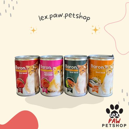 Jual BARON CAT WET FOOD / MAKANAN BASAH KUCING MERK BARON 400GR MURAH ...