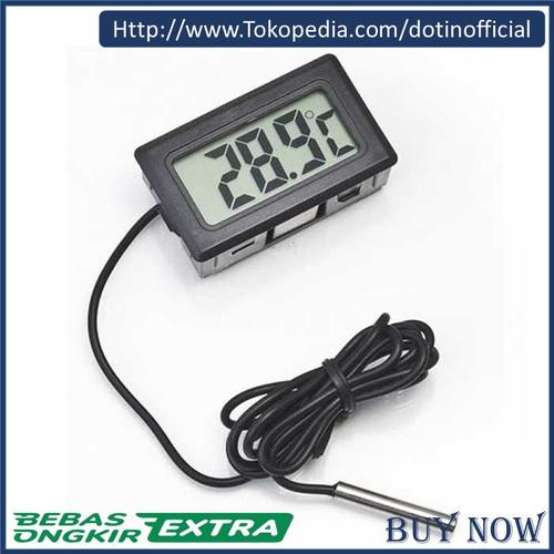 Jual Alat Ukur Suhu Air Kolam Aquarium Ikan Digital Termometer Air ...