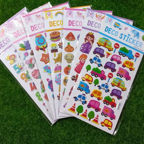 Jual Stiker Anak Sticker Timbul (Part III) Makanan Minuman Hati Pantai ...
