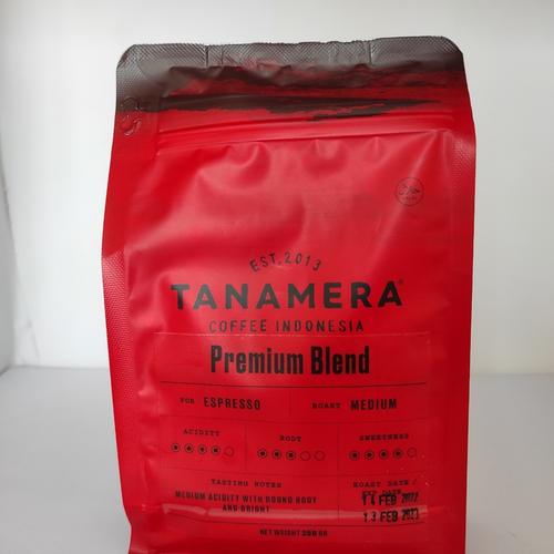 Jual Tanamera Coffee Espresso Premium Blend Whole Bean Arabica 250 gram ...