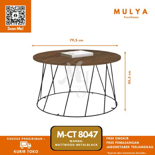 Jual Meja Tamu Minimalis Bulat / Coffee Table Bulat M- CT .8047 - M-CT ...