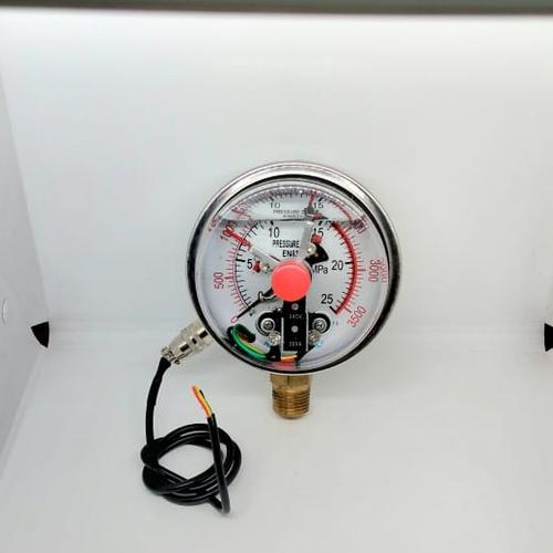 Jual Pressure gauge contact Armatherm 4" inch 25Mpa drat 1/2 inch NPT ...
