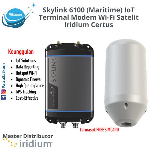 Jual Skylink 6100 (Maritim) IOT Terminal Modem Wi-Fi Satelit Iridium ...