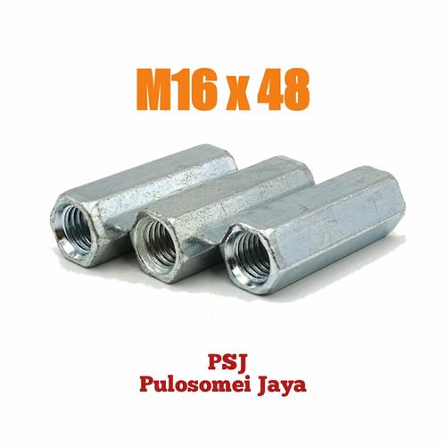 Jual Long Nut M16 / Mur Panjang M16 x 48 MM / Galvanis Putih - Kota Tangerang - PULO SOMEI JAYA ...