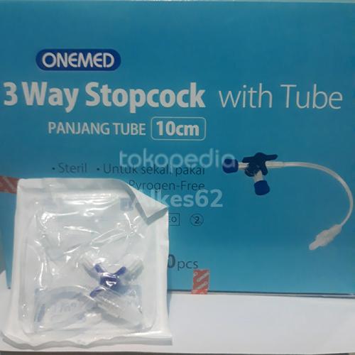 Jual 3 way stopcock with tube three way stopcock with tube 10cm - Kab ...