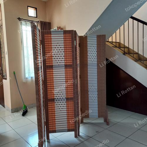 Jual partisi ruangan minimalis modern - Streaky Hitam, 3 pintu - Kota ...