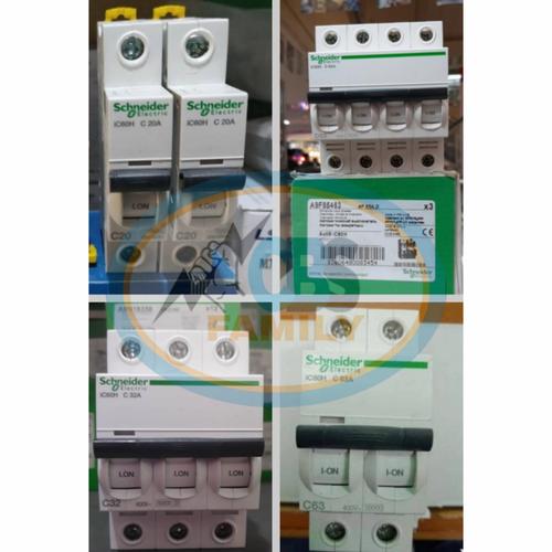 Jual Schneider MCB 2Pole Acti9 iC60H 4-63A Kurva C / MCB 2Kutub Putus 10kA - 20Ampere - Jakarta ...