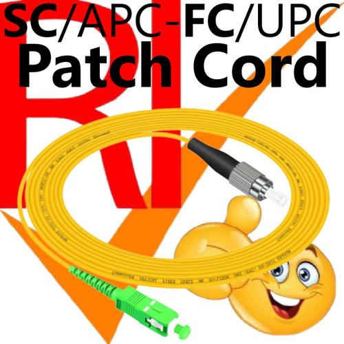 Jual SC/APC-FC/UPC Patch Cord 1 3 5 10 15 20 25 30 35 40 50 Meter ...