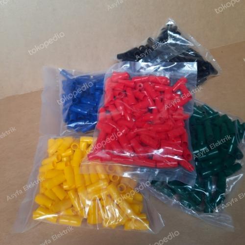 Jual vinil / vinyl kabel 10mm ( v8 ) 100pcs - Biru - Jakarta Pusat ...