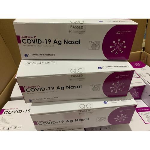 Jual SD BIOSENSOR Nasal Fastclear Antigen isi 25 Alat Test - Jakarta ...