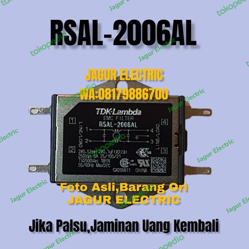 Jual RSAN-2006AL NOISE FILTER/EMC FILTER TDK-LAMBDA ORIGINAL - Jakarta Barat - Jagur Electric ...