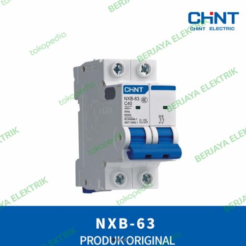 Jual CHINT NXB MCB 2P 50A 63A 6KA CHINT - 50A - Jakarta Pusat ...