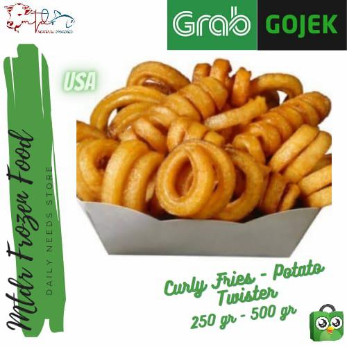 Jual Kentang Twister Curly - Curly Fries USA 250 - 500 gram - 500 gram ...