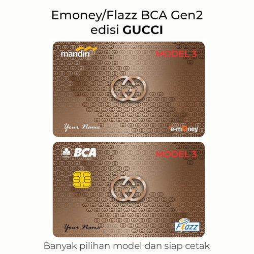 Jual Emoney Mandiri/Flazz BCA Gen2 2 sisi | Edisi Famous Brand G**ci ...