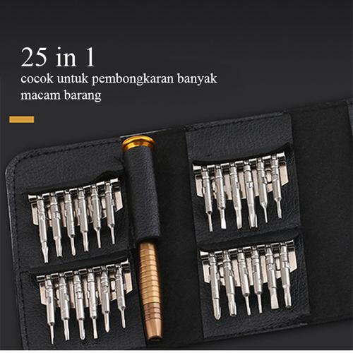 Jual Obeng/Tool Set 25 in 1 Kunci Reparasi HP/Smartphone/Laptop/Kacamata - Jakarta Pusat - jaws ...