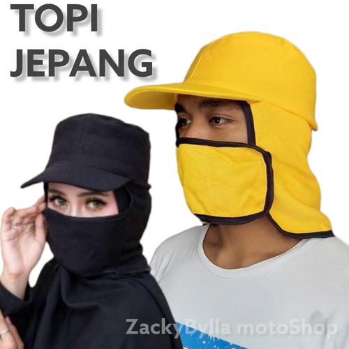 Promo Topi + Masker Jepang | Proyek | Mancing | Gunung | Berkebun ...