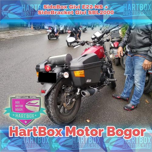 Jual Paket Lengkap Sidebox dan side bracket Benelli Motobi Evo 200 ...