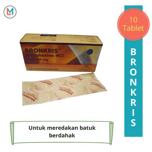 Jual Bronkris 1 Strip 10 Tablet | Obat Batuk Berdahak - Kota Surakarta ...