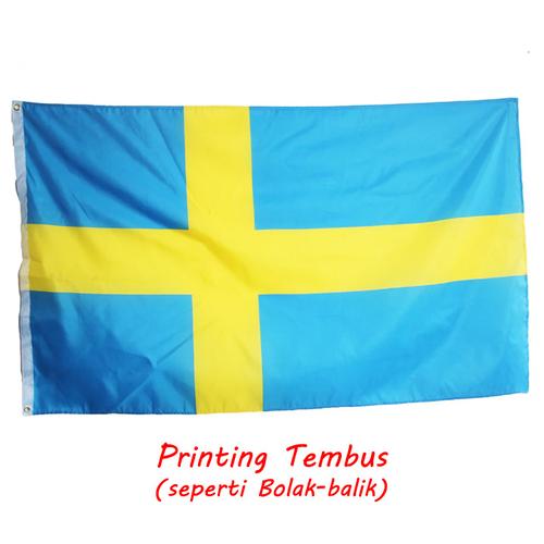 Jual Bendera Swedia ukuran besar - Sweden Flag - 150x90CM - Kota Bekasi ...