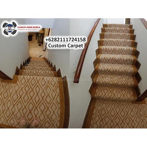 Jual KARPET TANGGA - CUSTOM UKURAN, CUSTOM WARNA, CUSTOM MOTIF, REQUEST ...