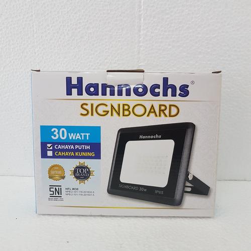 Jual LAMPU SOROT LED HANNOCHS SIGNBOARD 30W PUTIH - Kota Malang - Toko ...