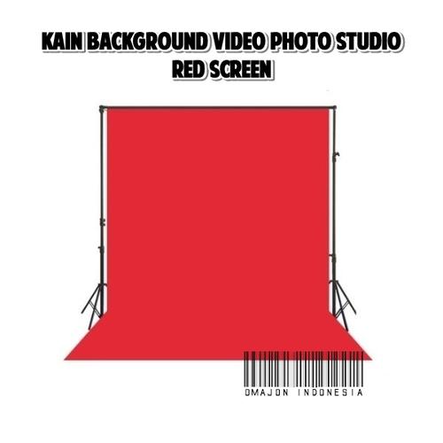 Jual Kain Background Studio Red Screen/ Kain Foto Editing Backdrop ...