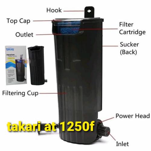 Jual filter gantung aquarium ikan hias takari at 1250f - Kota Depok ...