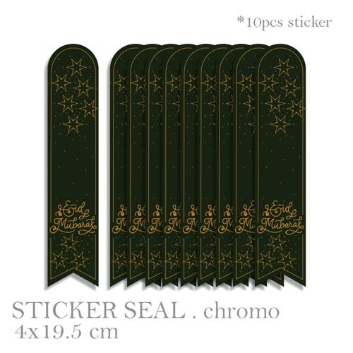 Jual sticker seal stiker label box hampers lebaran idul fitri eid ...