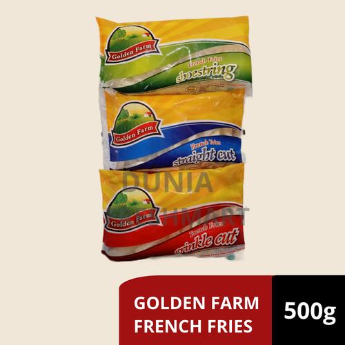 Jual Golden Farm French Fries Shoestring / Straight Cut / Crinkle Cut ...